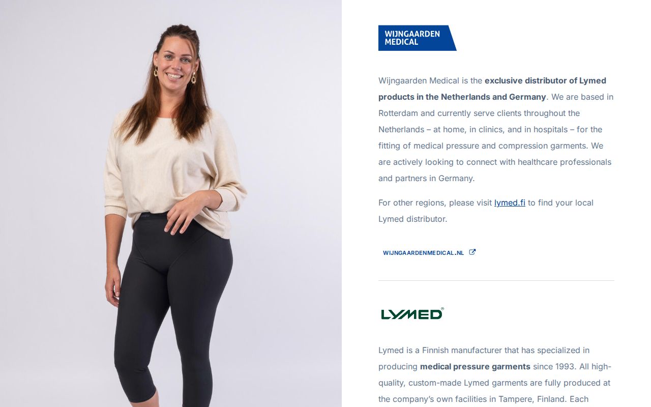 Lymed medical pressure garments – Exclusively available in the ...